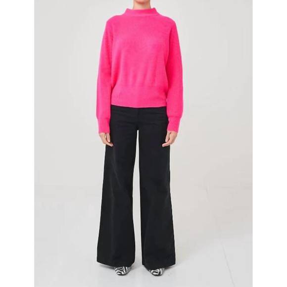 Brodie Cashmere | Sweaters | New Brodie Cashmere Sophia Fringe Sweater ...